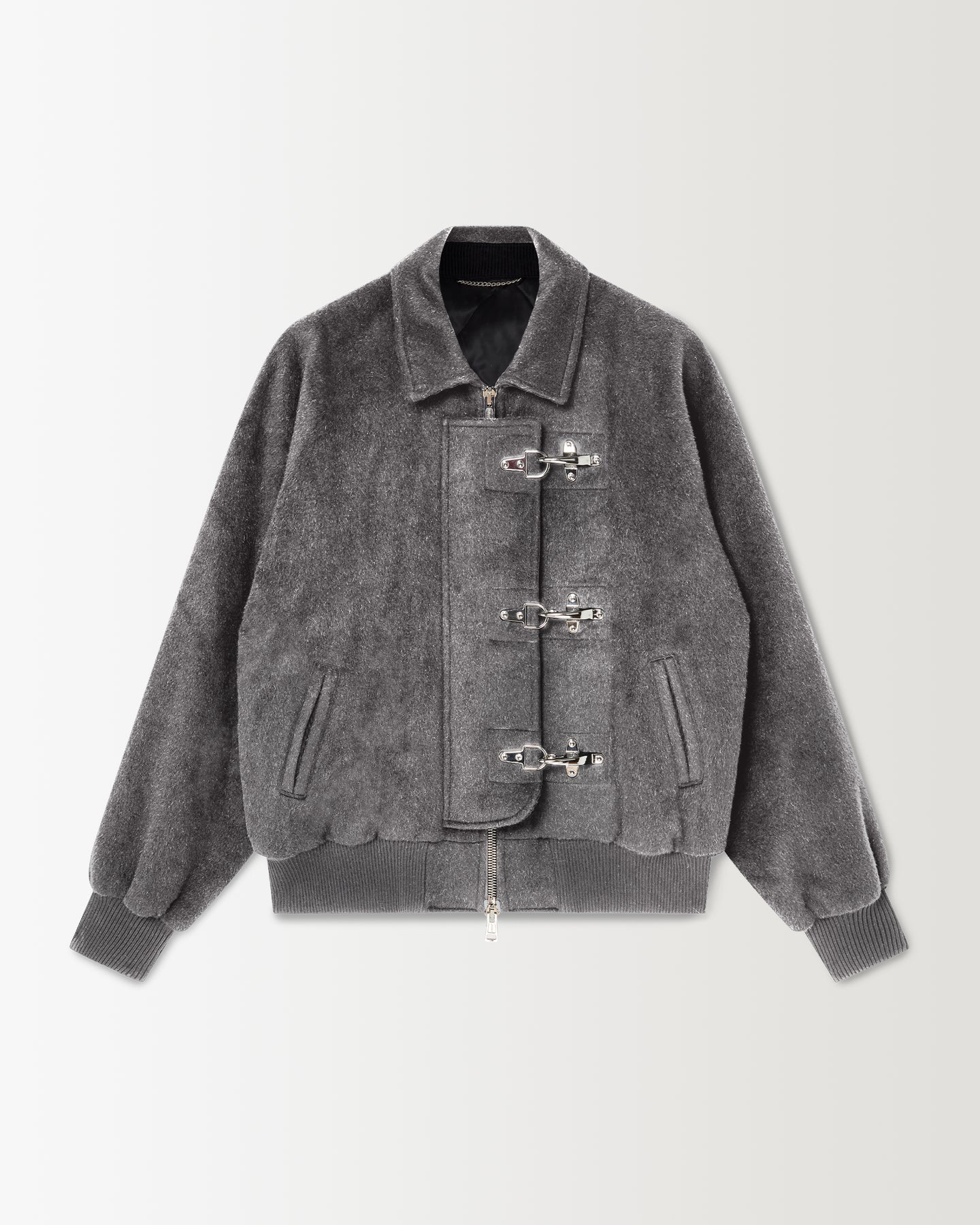 Fireman Clasp Jacket - Grey | RONNING, Everyday Uniform
