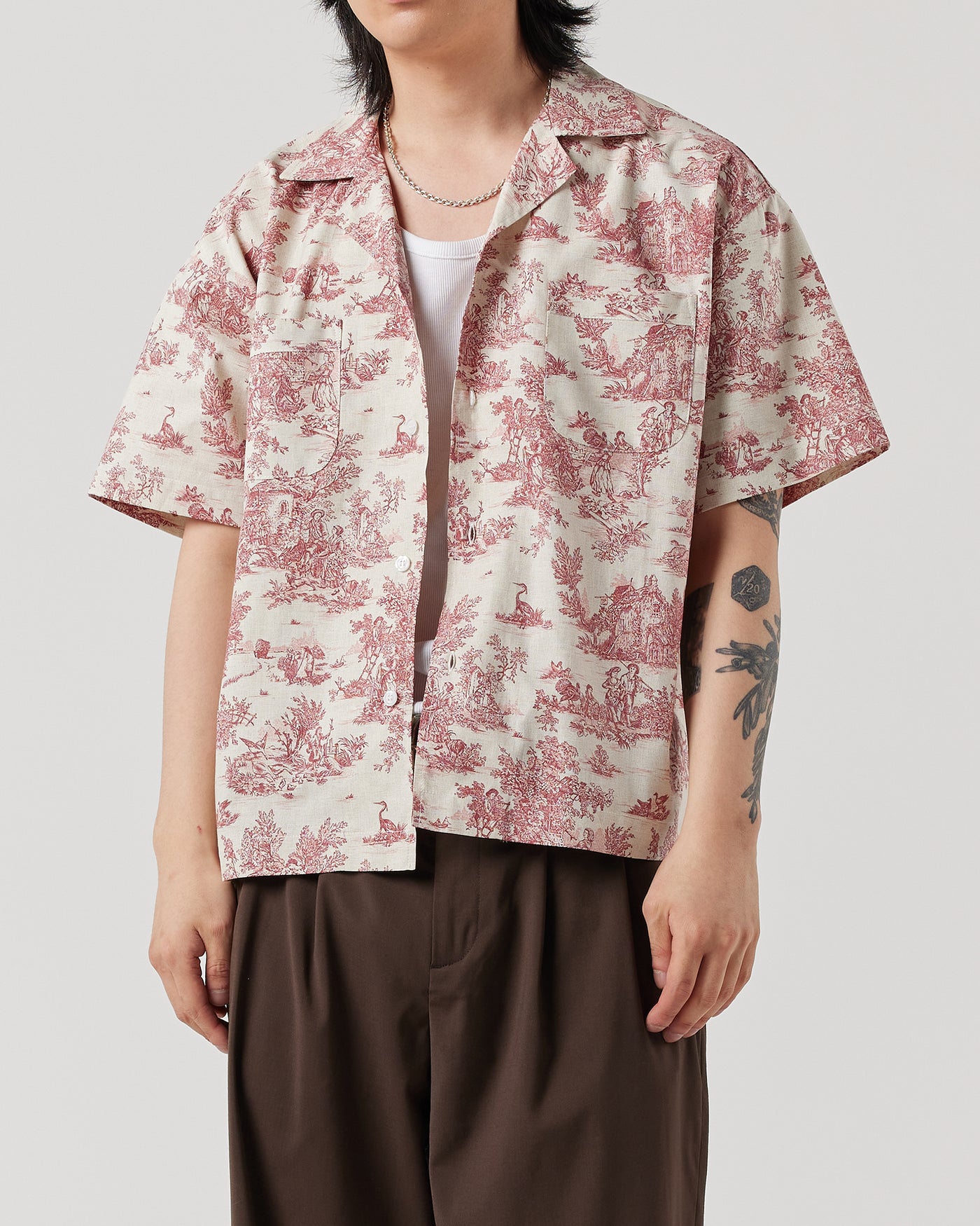 Toile Shirt - Red | RONNING, Everyday Uniform