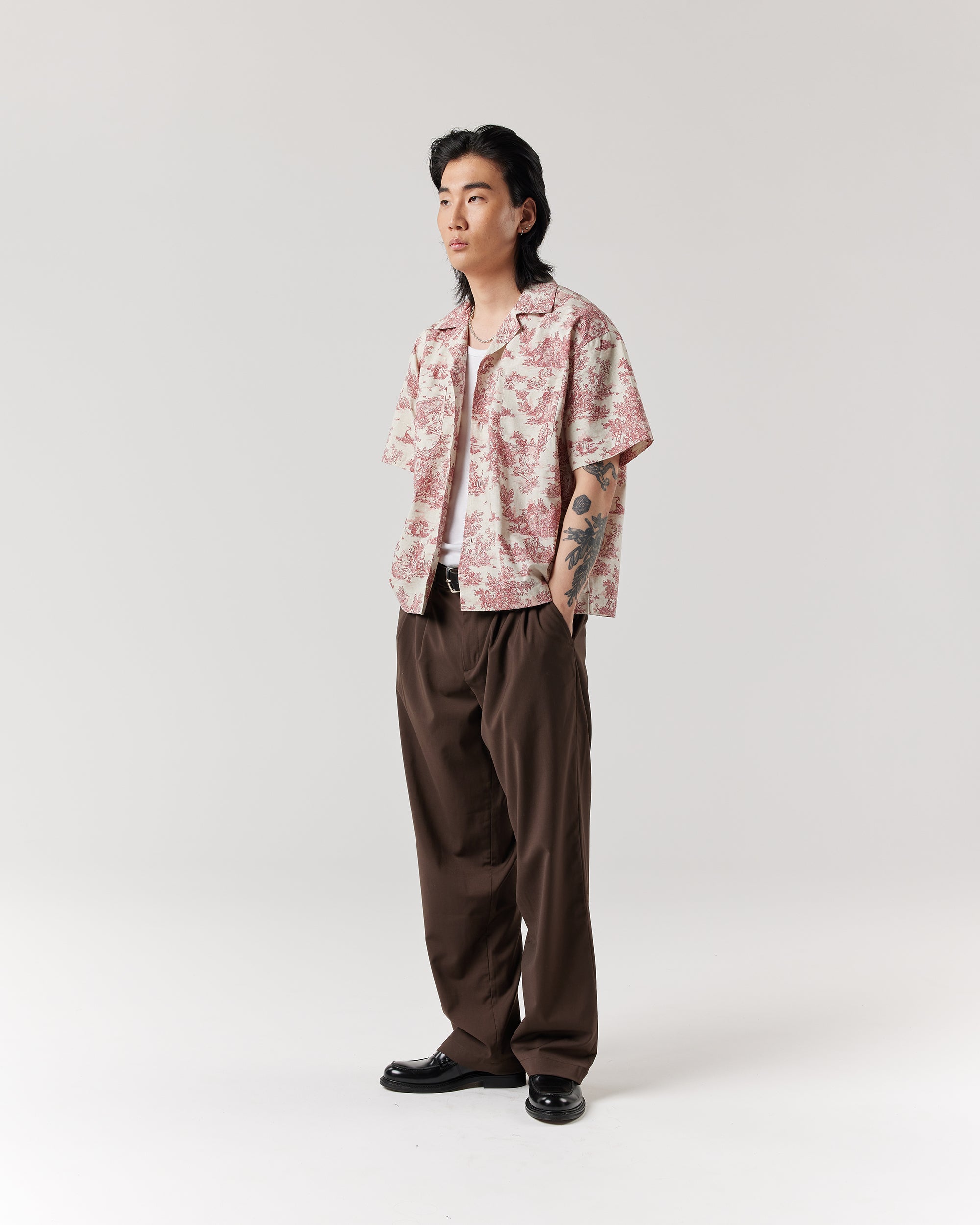 Toile Shirt - Red | RONNING, Everyday Uniform