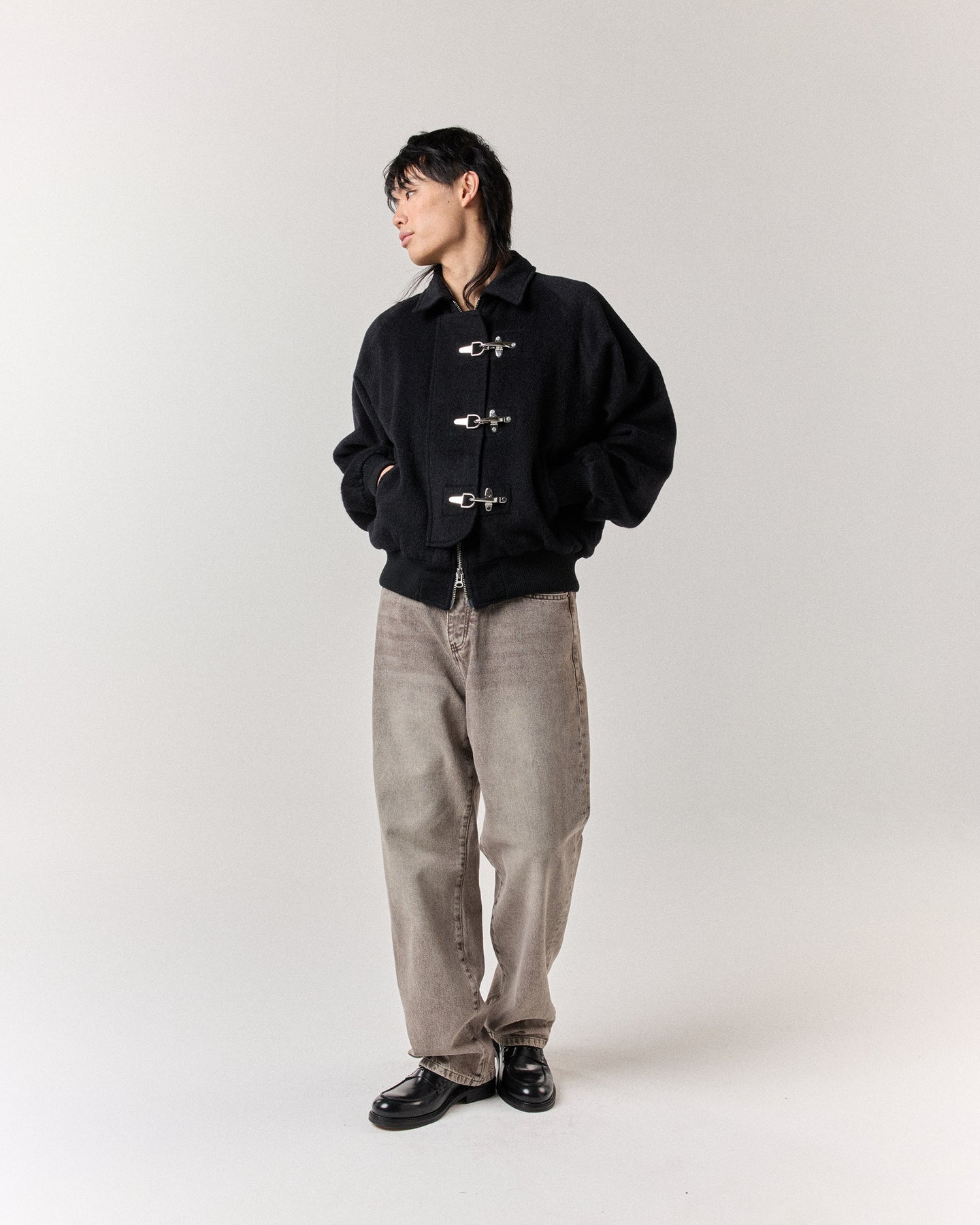 Fireman Clasp Jacket - Black | RONNING, Everyday Uniform