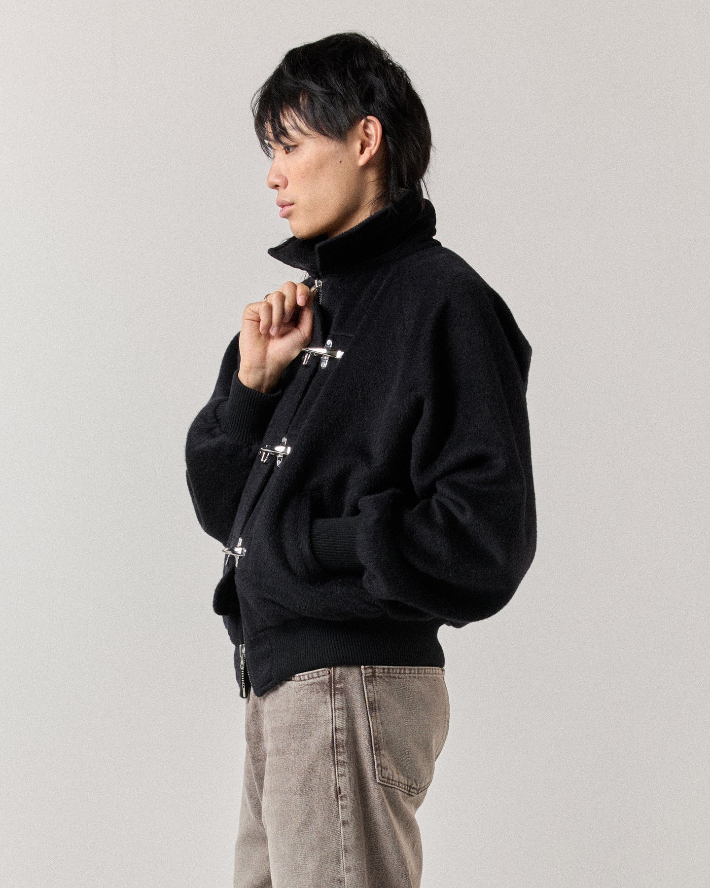 Fireman Clasp Jacket - Black | RONNING, Everyday Uniform