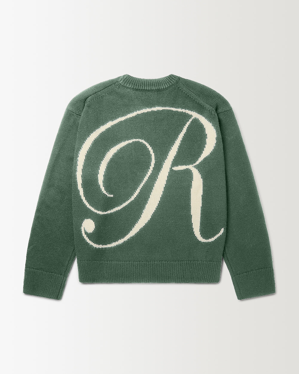 R Knit Sweater - Sage Green – RONNING