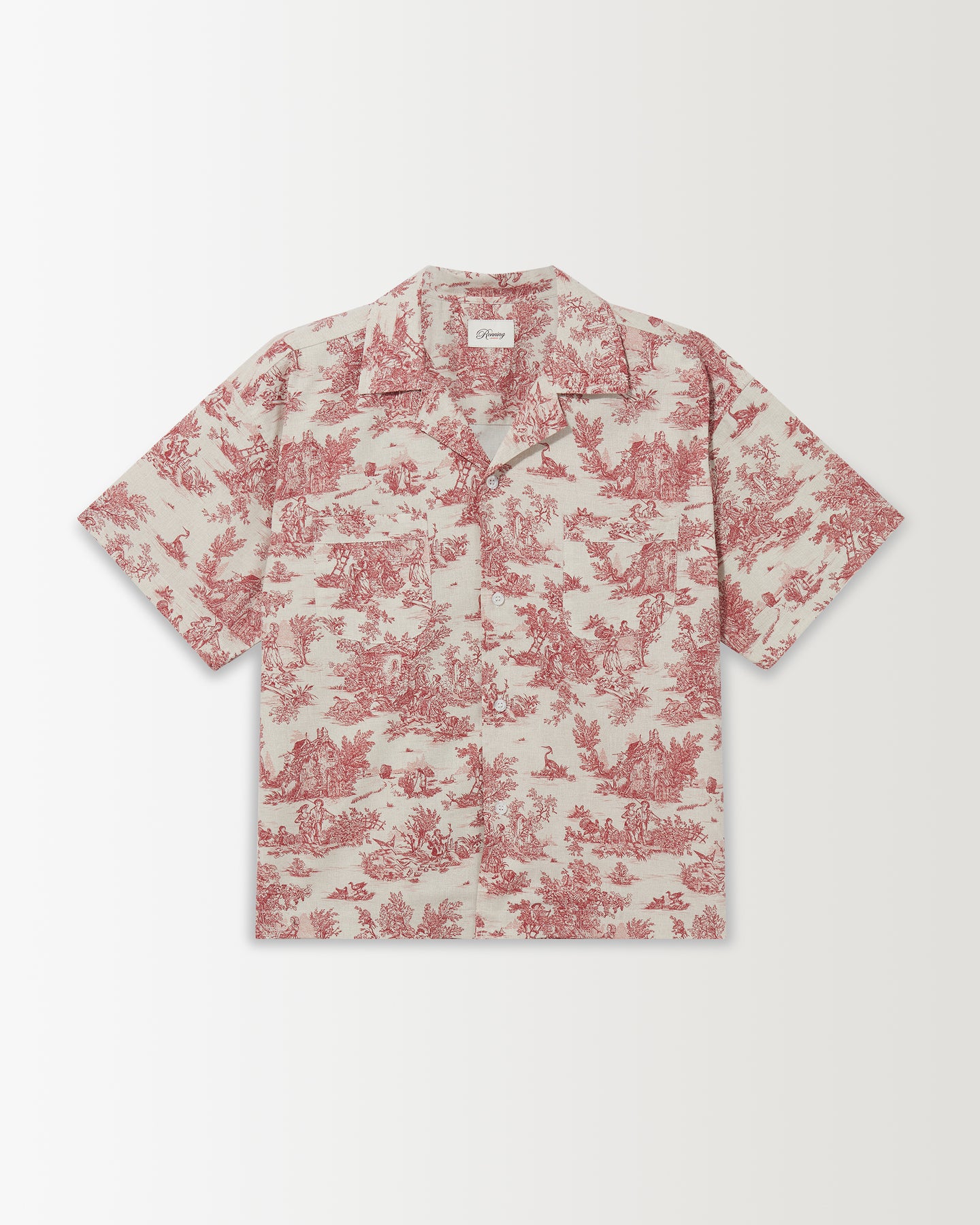Toile Shirt - Red | RONNING, Everyday Uniform